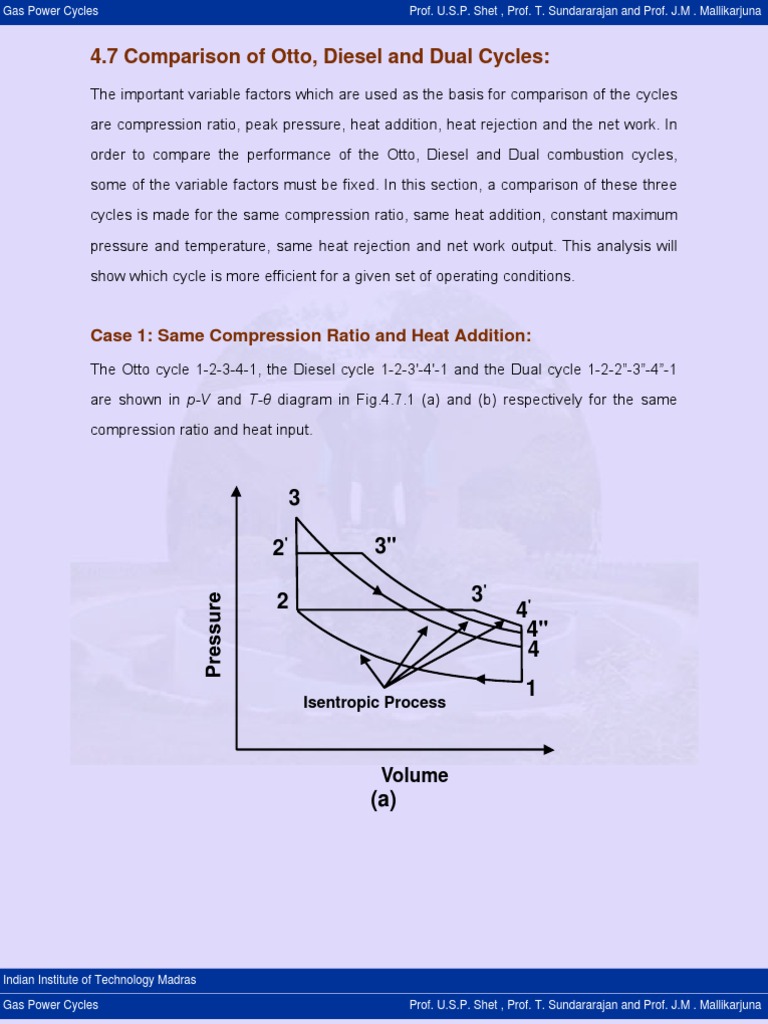 8 Comparison of Otto, Diesel, Dual Cycles | PDF | Materials Science | Physical Sciences