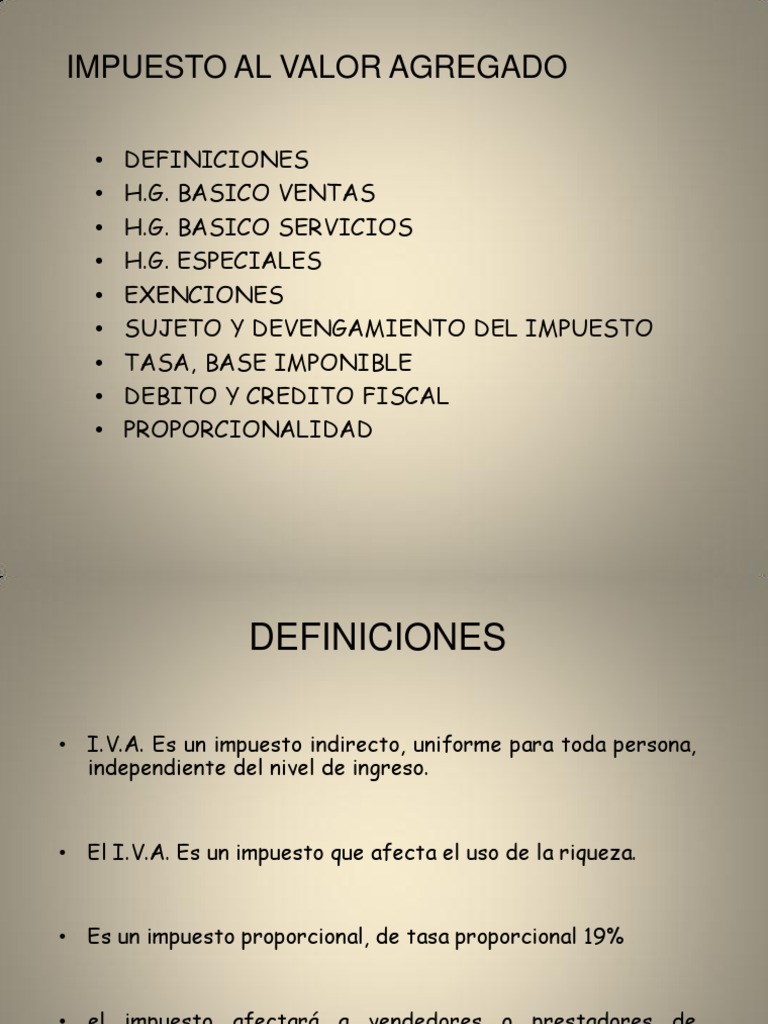 IVA Power Point 2014 | PDF | Propiedad | Impuestos