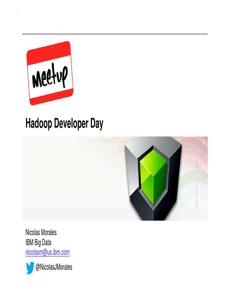 Lesson 1 Hadoop And Big Data Overview Pdf Apache Hadoop Map Reduce