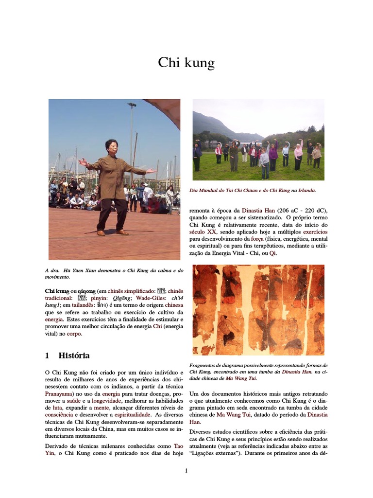 Introdução ao Chi Kung e suas Práticas | PDF | Qigong | Treinamento mental