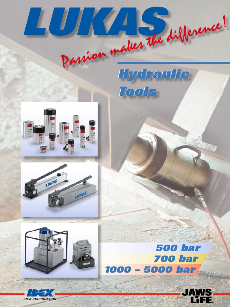 Lukas Hydraulic Tools PDF | PDF | Piston | Cylinder (Engine)