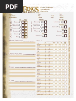 D20 Modern Character Sheet | PDF | D20 System | Tabletop Games