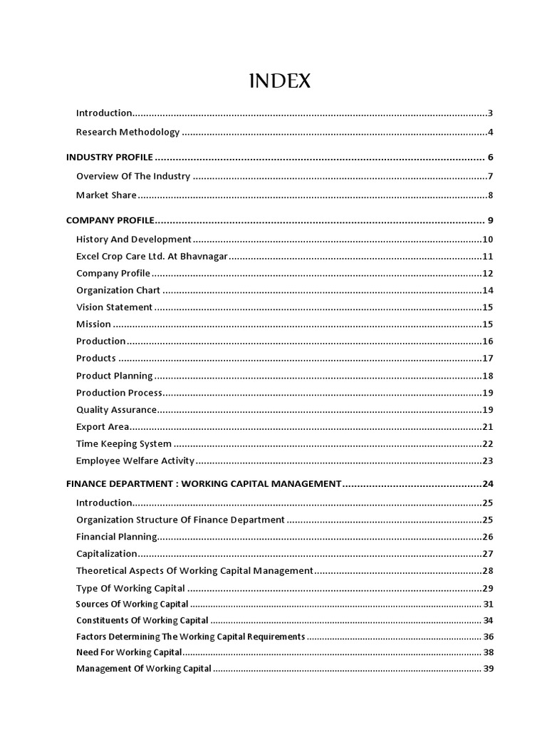 Excel Final Report | PDF | Working Capital | Financial Capital