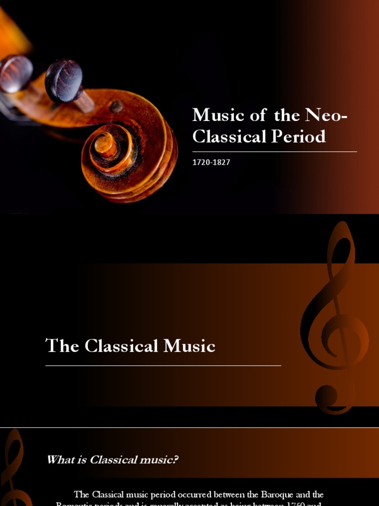 Music of The Neo-Classical Period | PDF | Classical Period (Music ...
