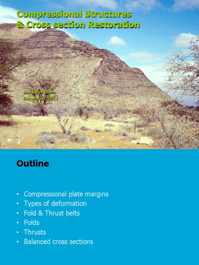 Compression | PDF | Fault (Geology) | Structure Of The Earth