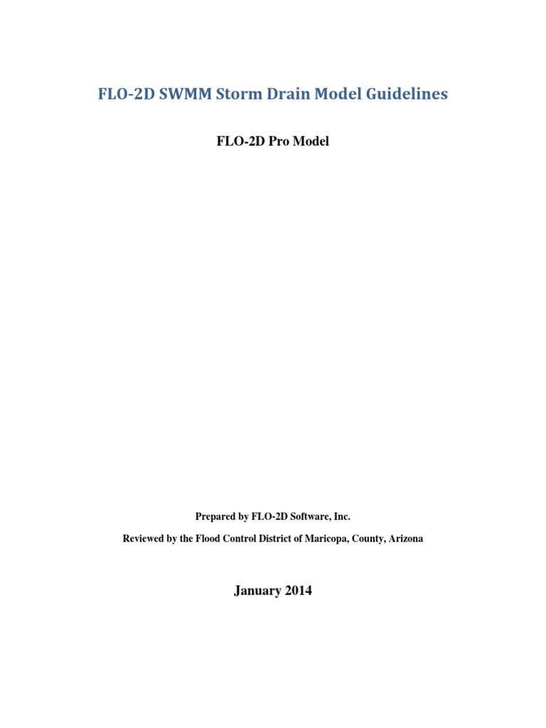 FLO-2D SWMM Integration Guidelines | PDF | Hydrology | Physical Geography
