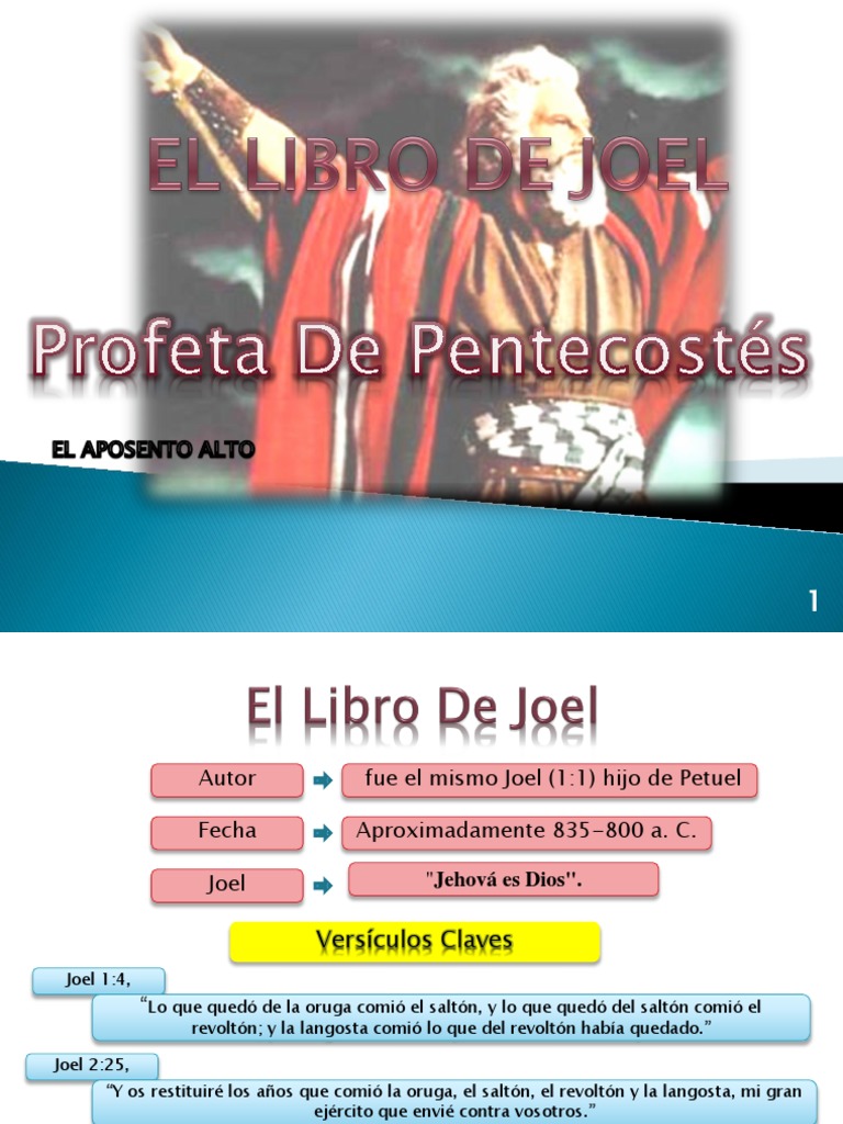 Exposicion de Joel | PDF | Pentecostés | Gran tribulación