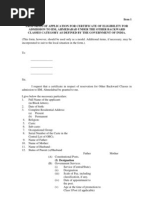 Obc Form | PDF | Government | Social Institutions