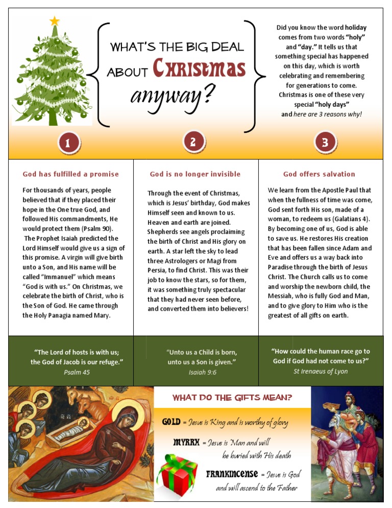 Significance of Christmas Explained | PDF | Nativity Of Jesus | Christmas