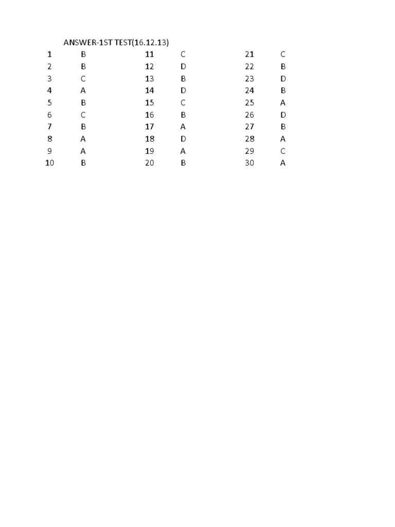 Answer 30-30 HH | PDF | Science & Mathematics