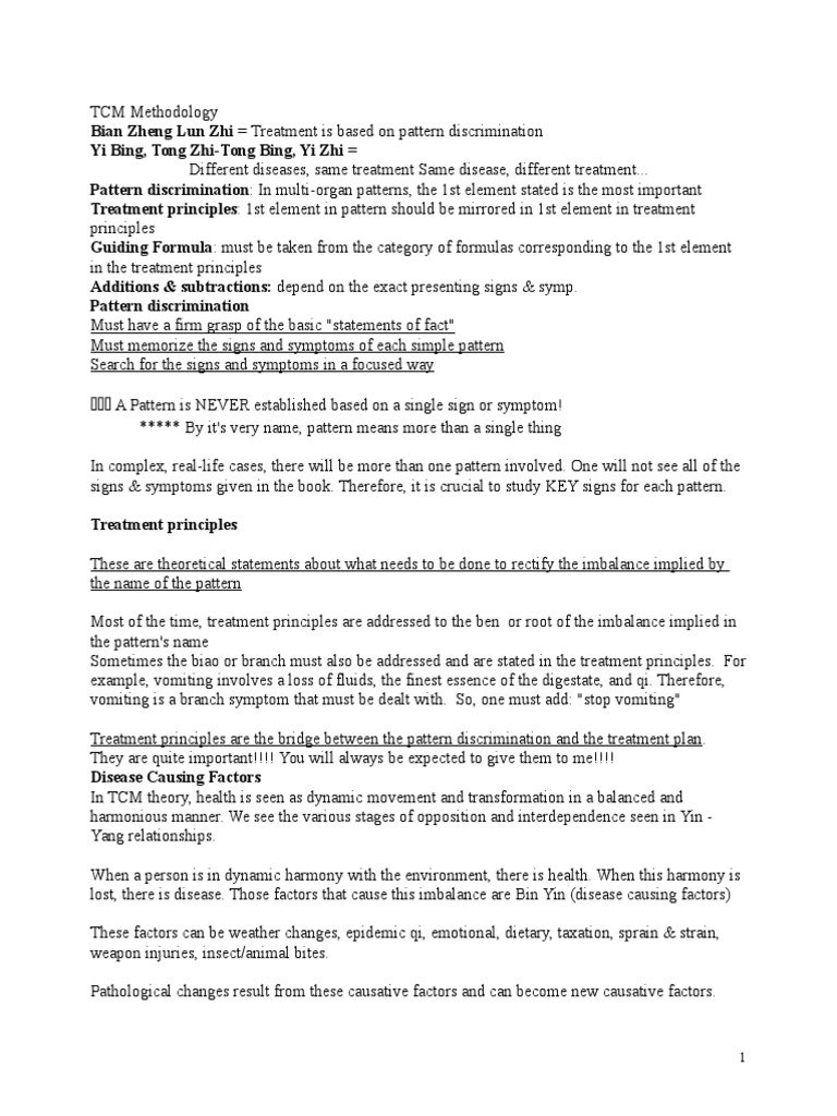 TCM Student Study Guide | PDF | Yin And Yang | Gallbladder