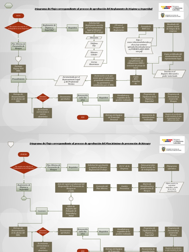 FLUJOGRAMA REGLAMENTO DE SEGURIDAD pdf.pdf | Formato de Documento ...