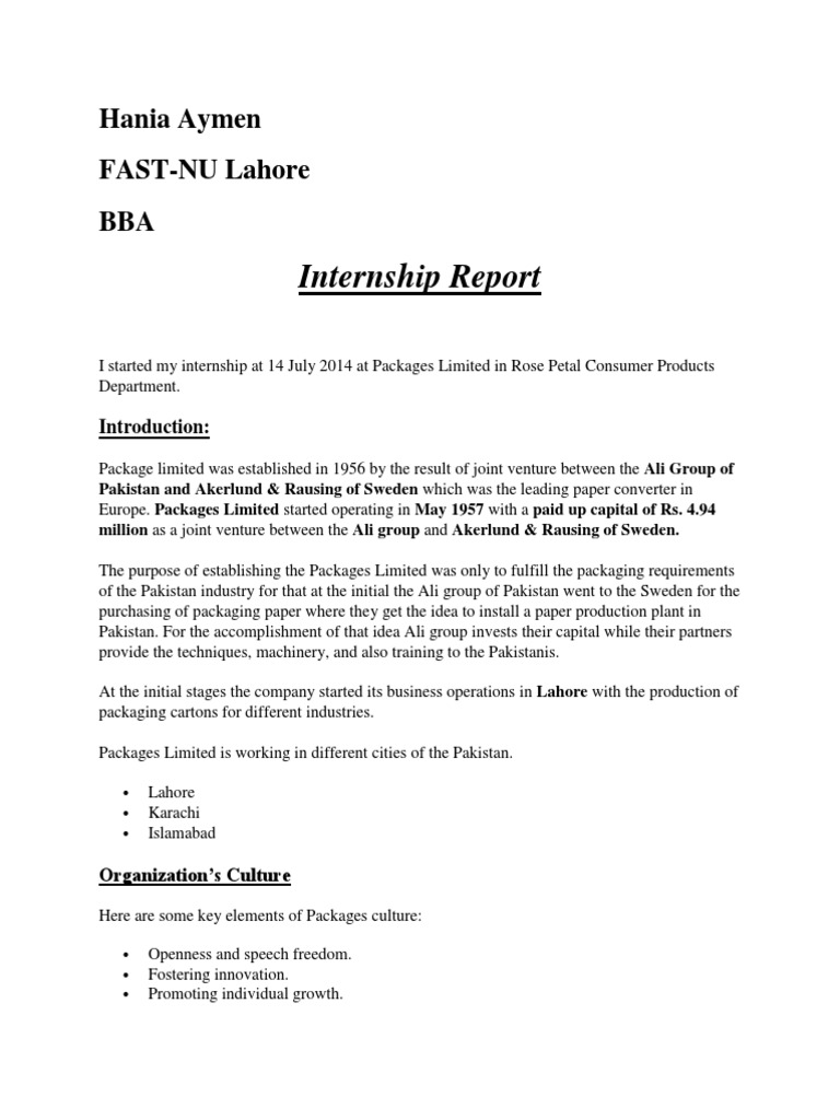 Internship Report | PDF | Sales | Promotion (Marketing)