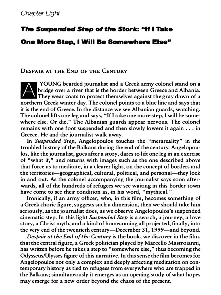 Andrew Horton, The Films of Theo Angelopoulos | PDF | Peace ...