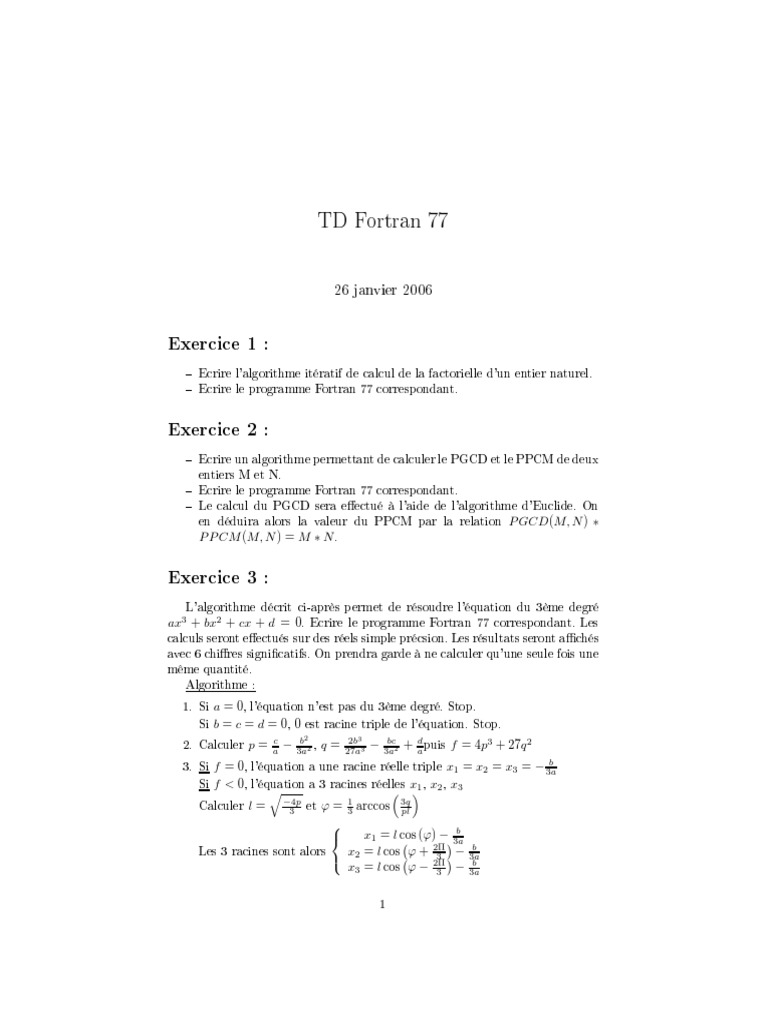Fortran 77 Documentation Guide | PDF