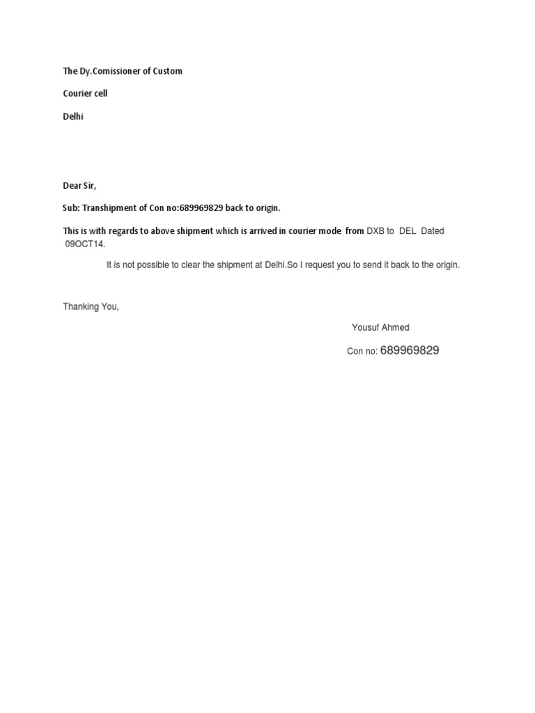 TP Letter | PDF