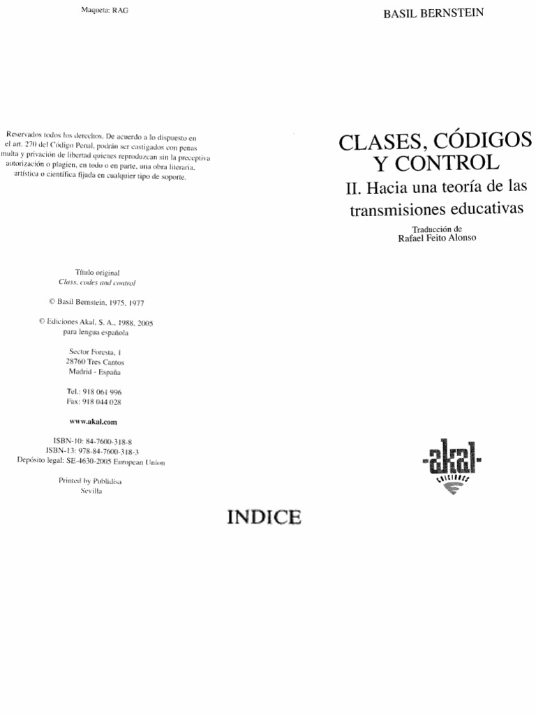 Bernstein Códigos Clases y Control Vol II Cap I Consenso y Desafecto PDF | PDF | Sociedad ...
