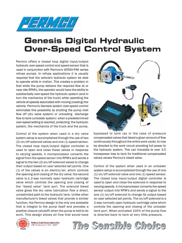 Permco 997-01316 PDF | PDF | Valve | Pump