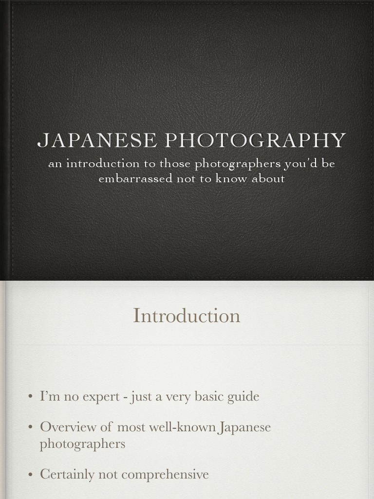 A Survey of Influential Japanese Photographers from the 20th Century ...