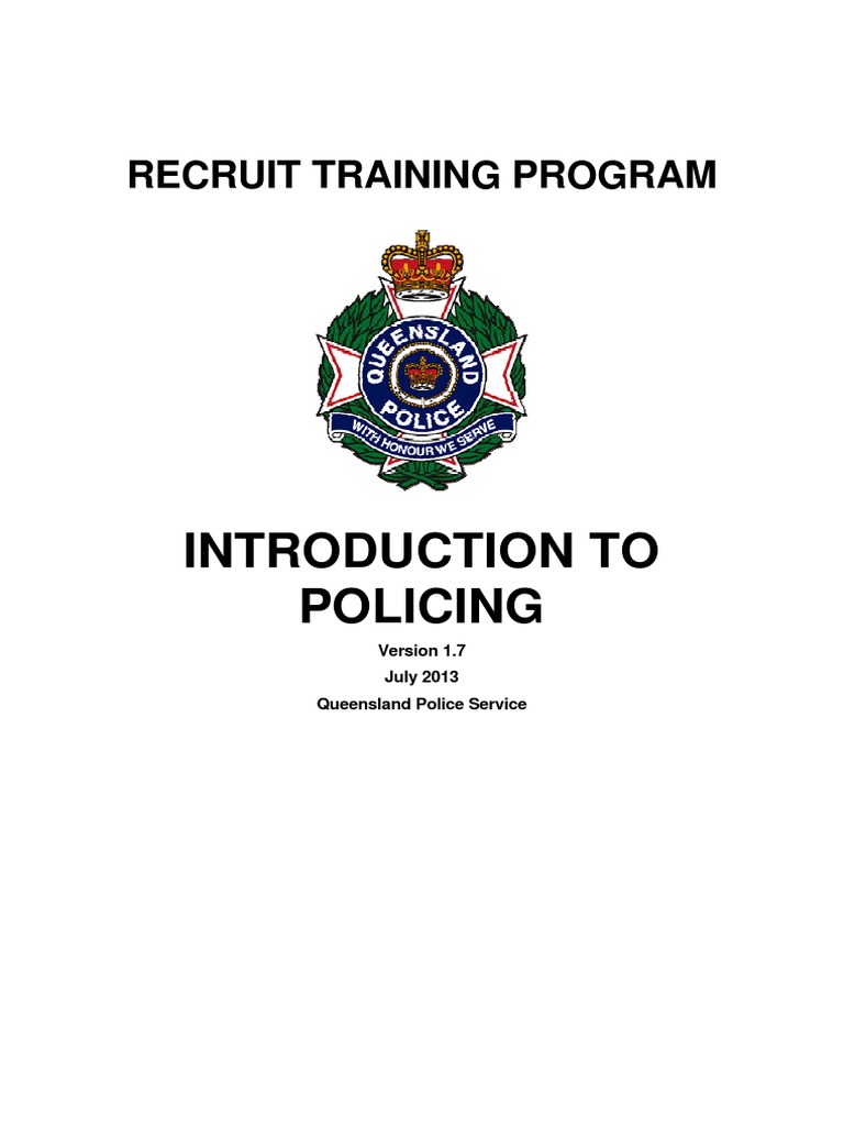Florida Basic Recruit Training Program Law Enforcement Volume 1 Book