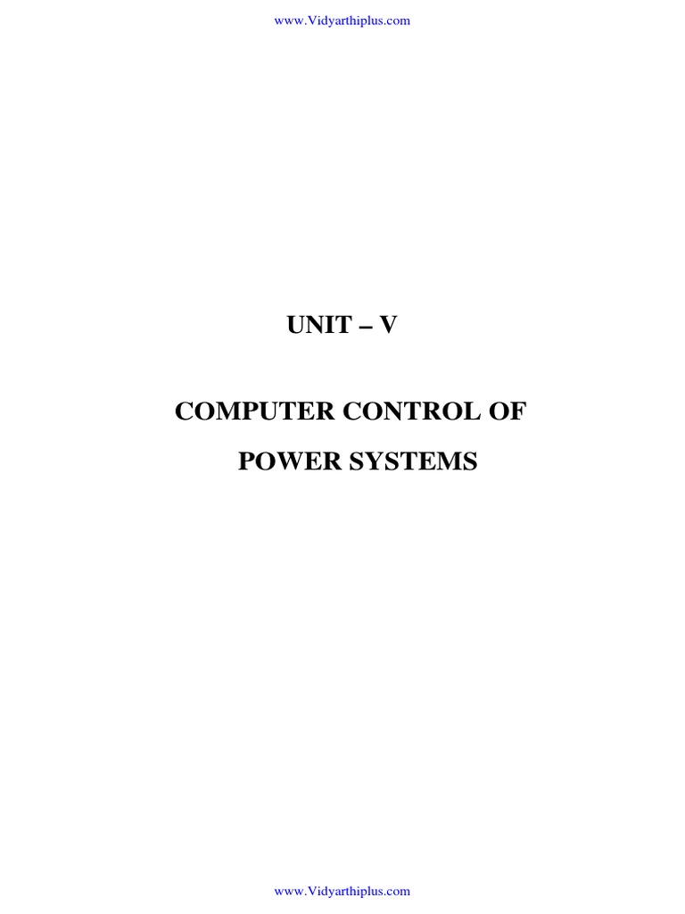 PSOC Unit 5 | PDF | Electric Power Transmission | Electrical Substation
