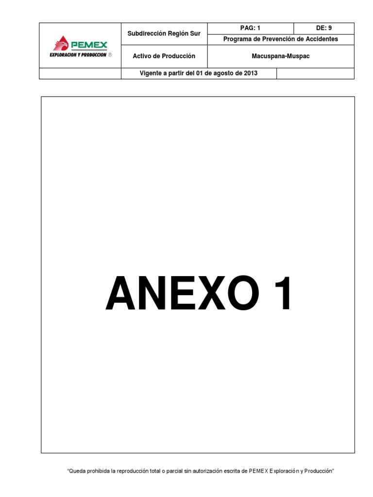 Anexo 1 | PDF
