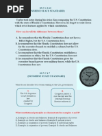 U.S. vs. Florida Constitution Comparison | PDF | United States Bill Of ...