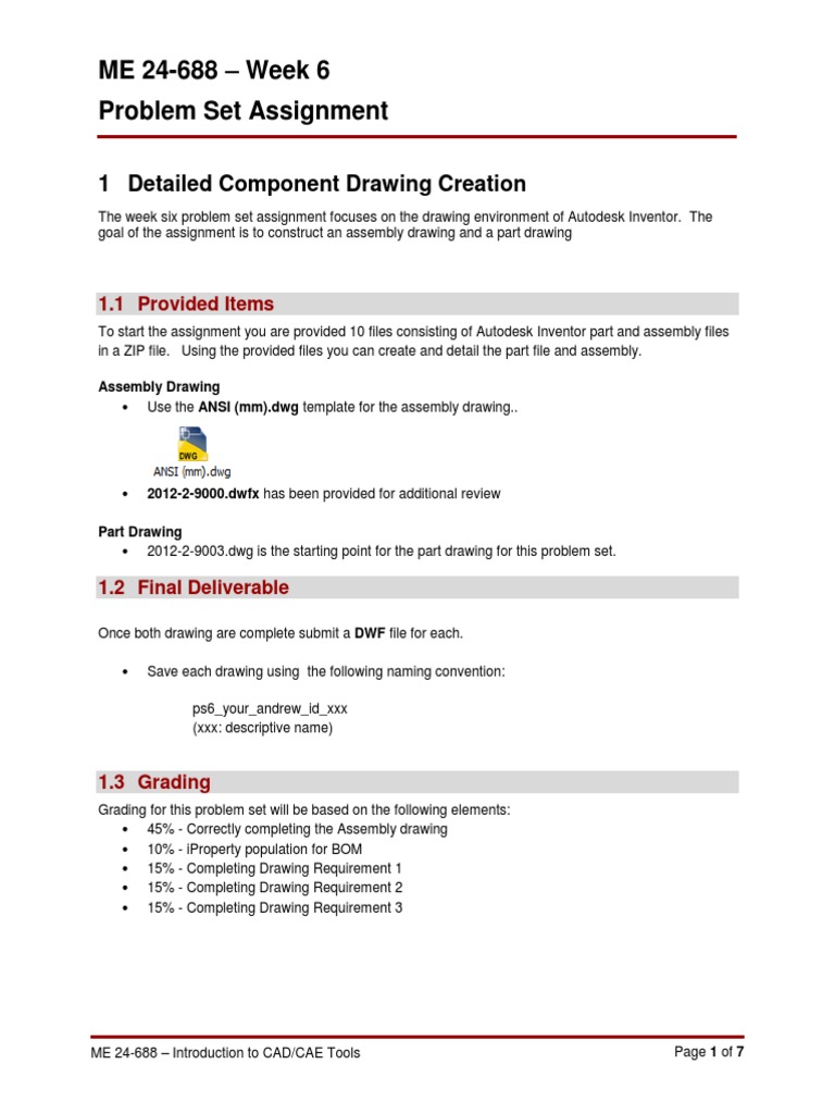 Week 6 - Problem Set Assignment PDF | PDF | Engineering Tolerance ... Week 6 - Problem Set Assignment PDF | PDF | Engineering Tolerance ...