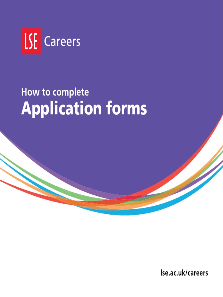 Application Forms Lse Brochure | PDF | Competence (Human Resources ...