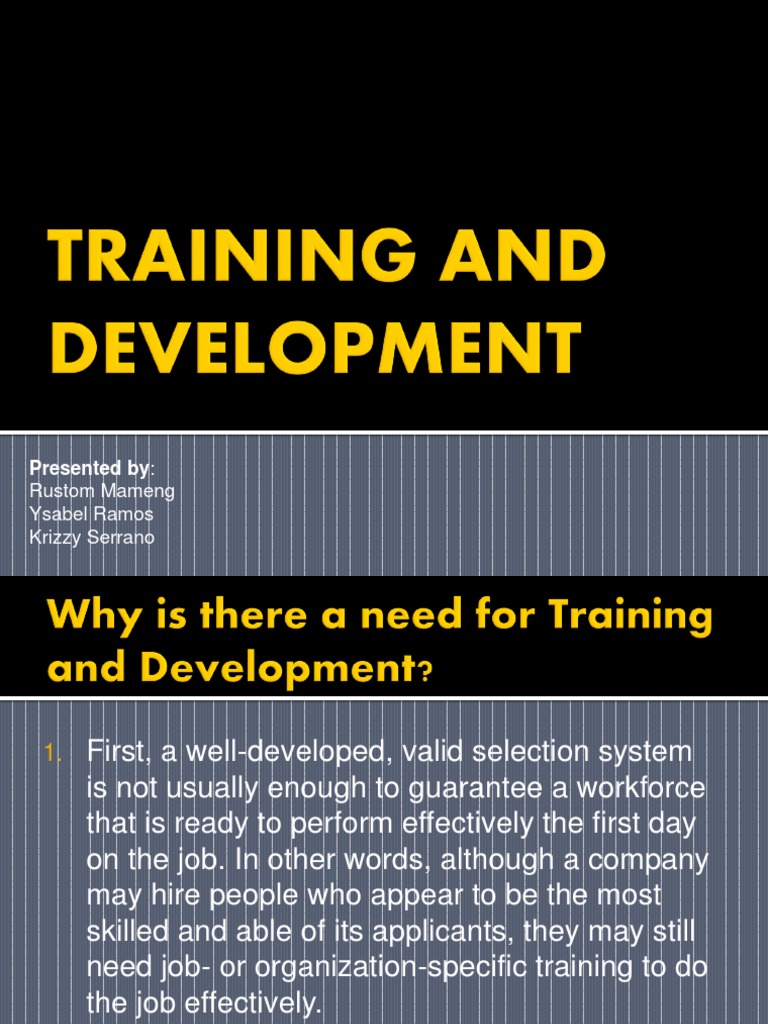 Importance of Employee Training Systems | PDF | Learning | Competence ...