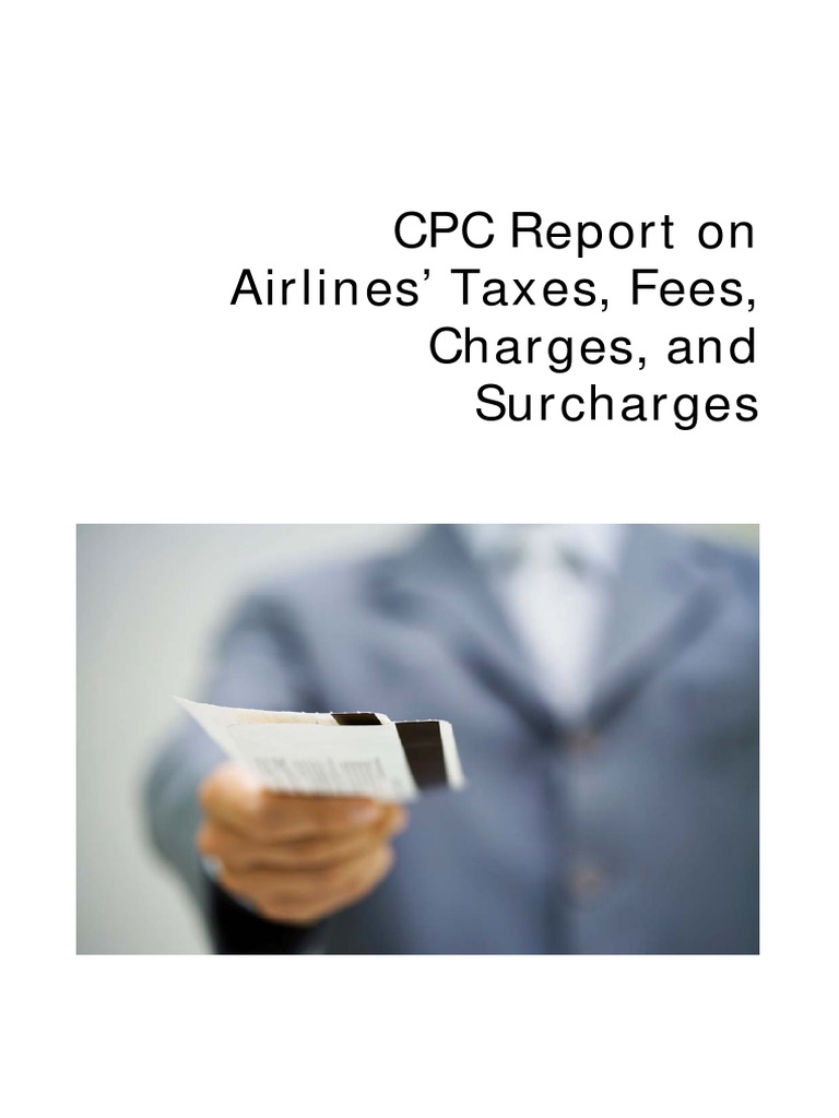 Airline Charges Report | PDF | Airlines | Fee