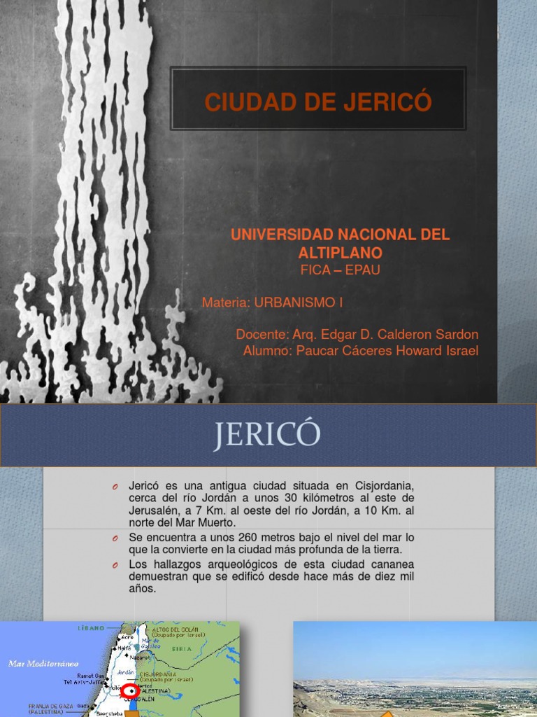 Ciudad de Jerico | PDF | territorios palestinos | Sinagoga