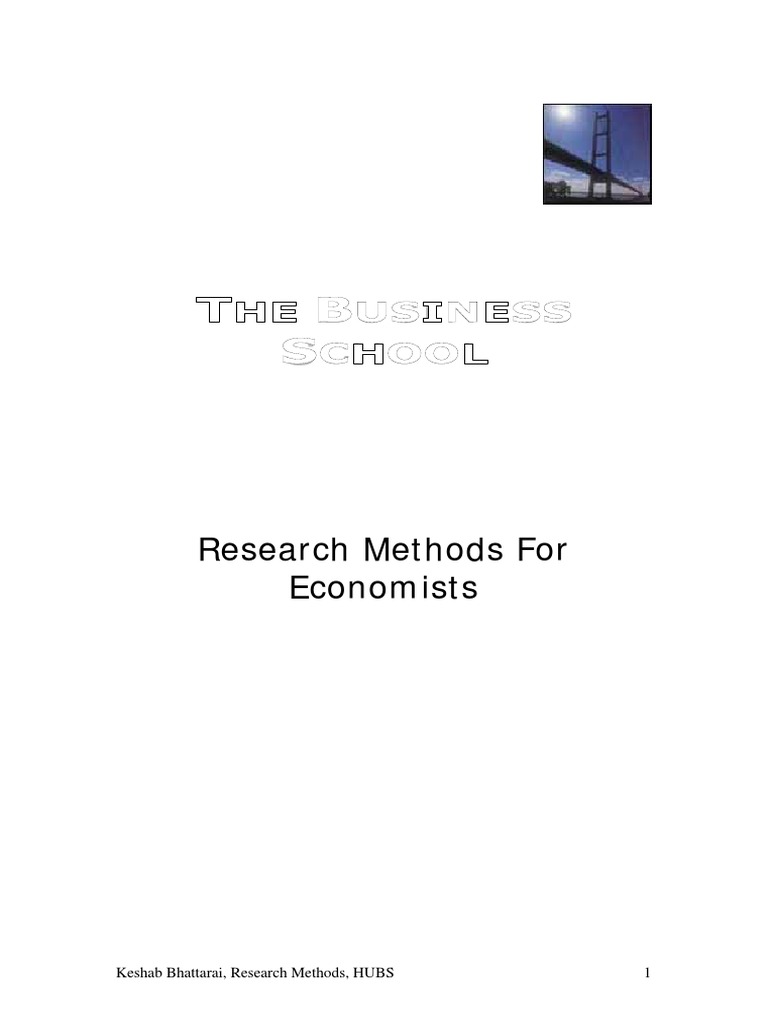 Research Method Workbook | PDF | Economic Growth | Coefficient Of Variation