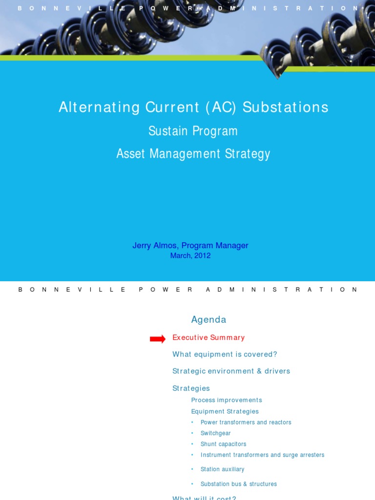 Asset Management Strategy | PDF | Electrical Substation | Electric ...