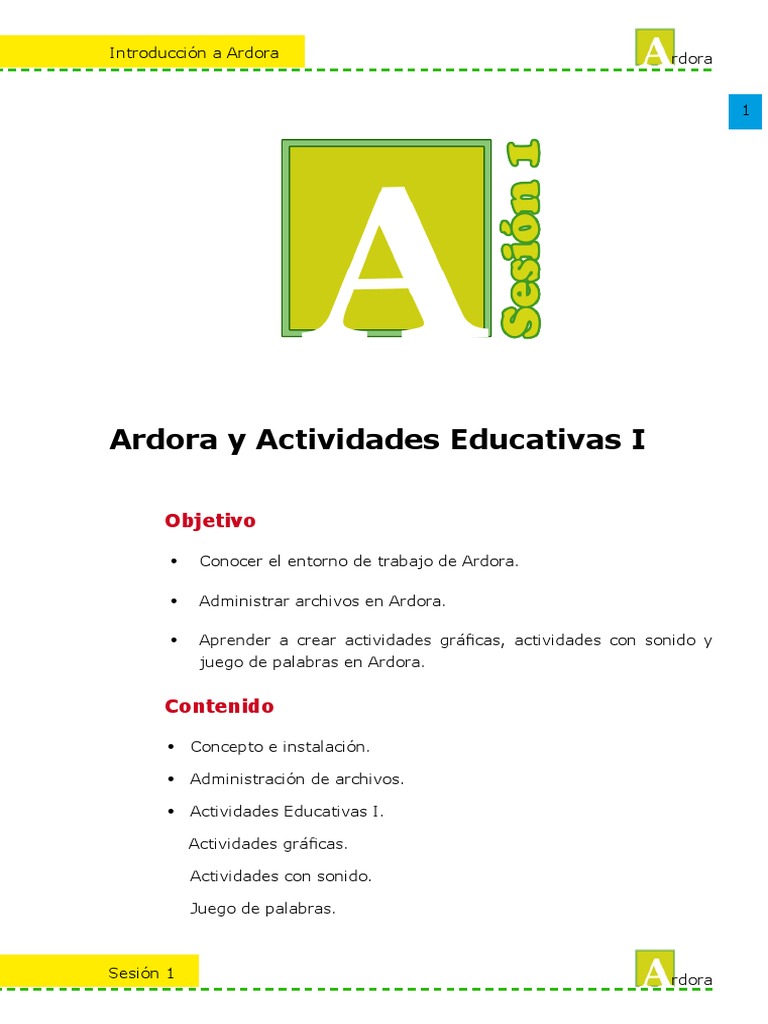 Ardora Manual PDF | PDF | Point and Click | Archivo de computadora