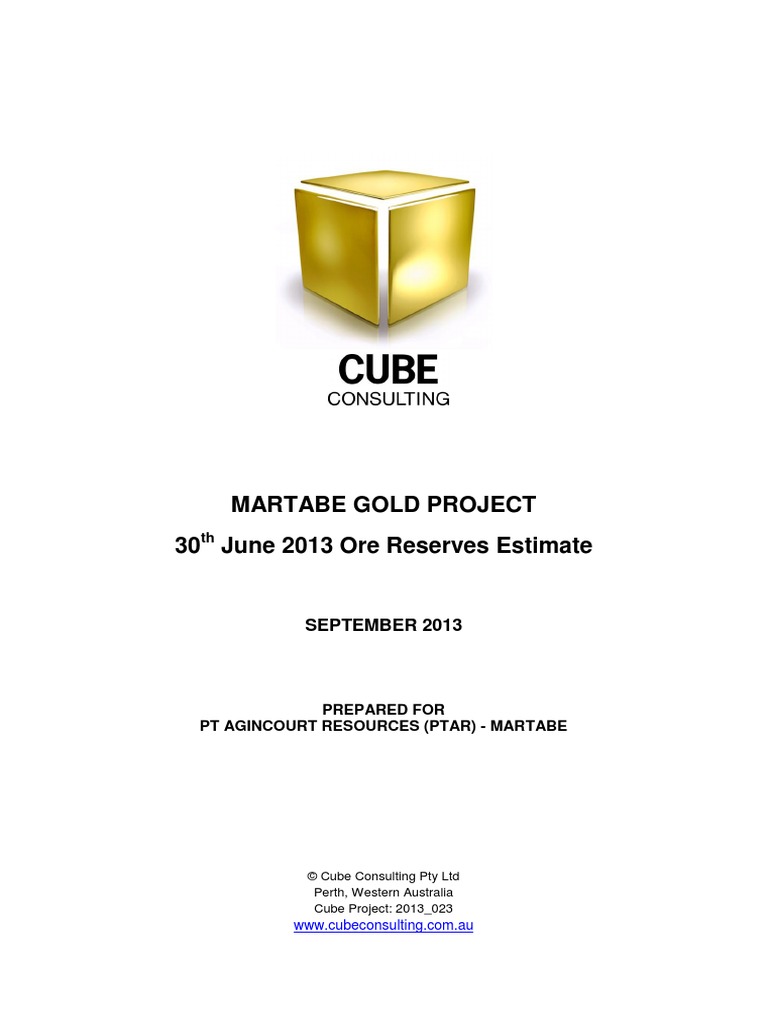 G-Resources (Martabe Project) | PDF | Ore | Mining