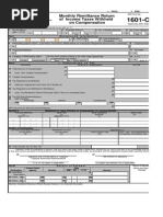 BIR Form No. 1601 C - 122024 | PDF | Economies | Taxation