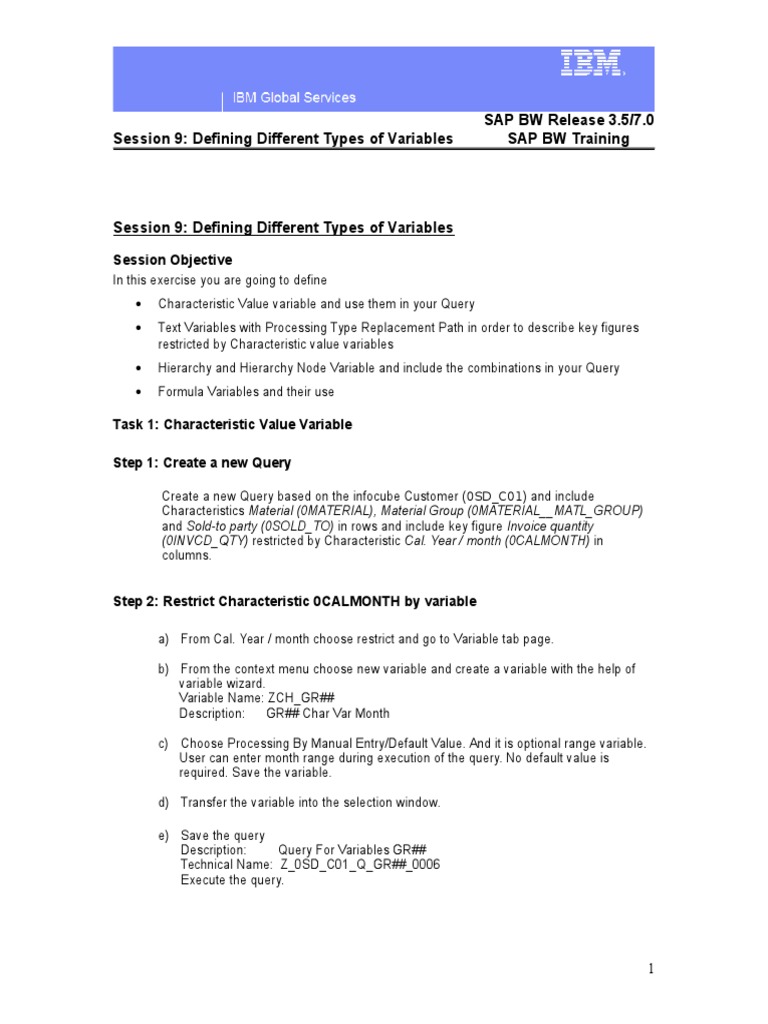 Session 9 Defining Different Types of Variables | Variable (Computer ...