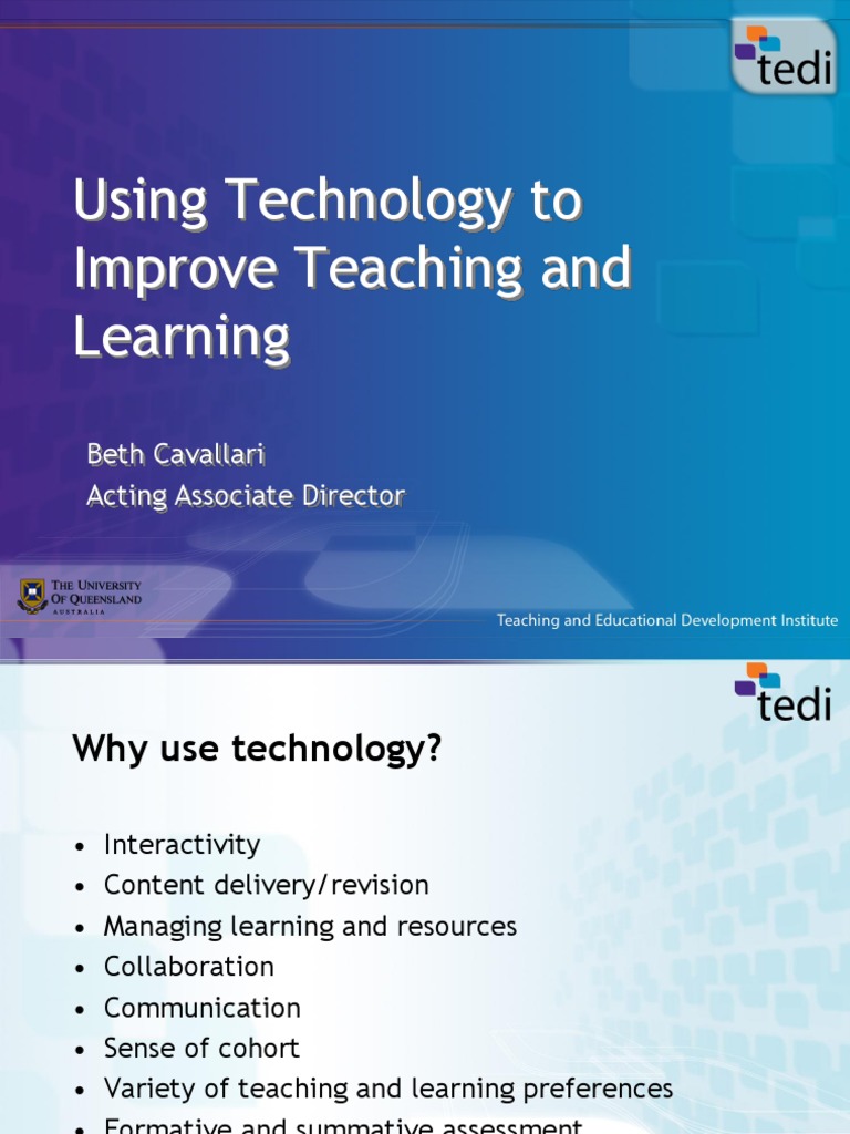 Enhancing Education with Technology | PDF