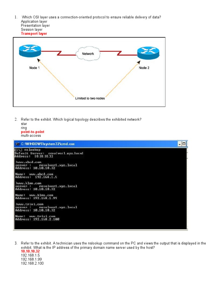 Ccna Cisco Network Fundamentals Final Exam Pdf Ip Address