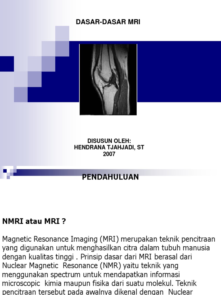 Basic Mri | PDF