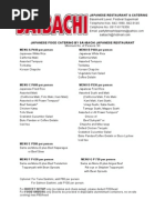 Tramway Timog Package PDF | PDF | Lunch | Salad