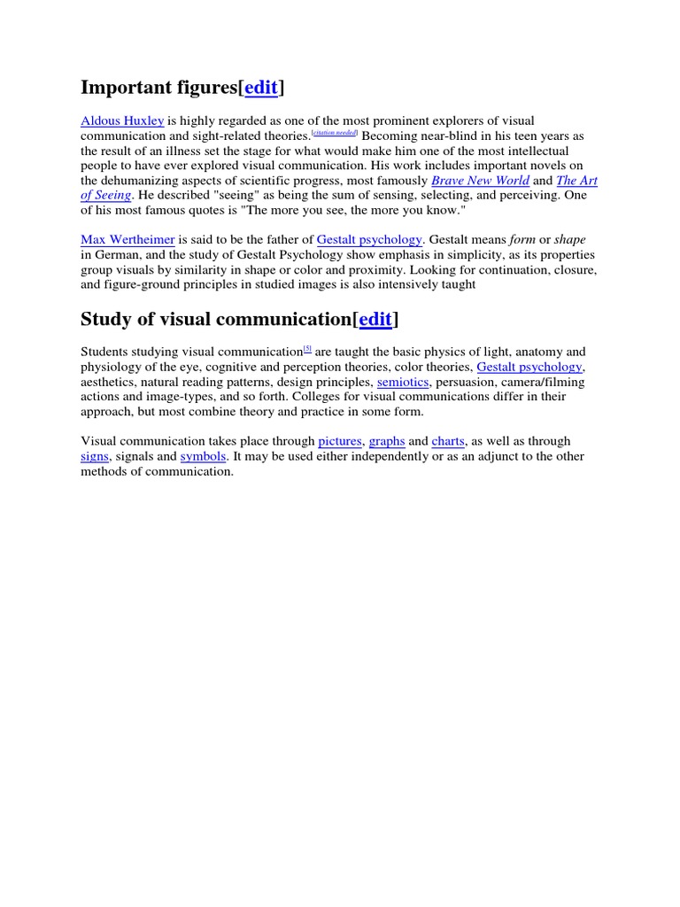 Visual Communication for Students | PDF