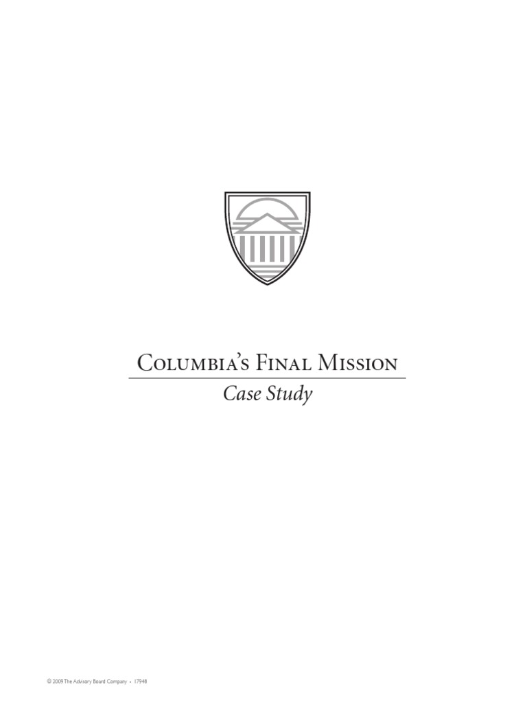 Columbia's Final Mission: Case Study | PDF