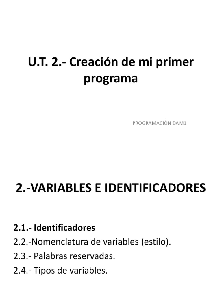 UT02 | PDF | Tipo de datos | Cadena (informática)