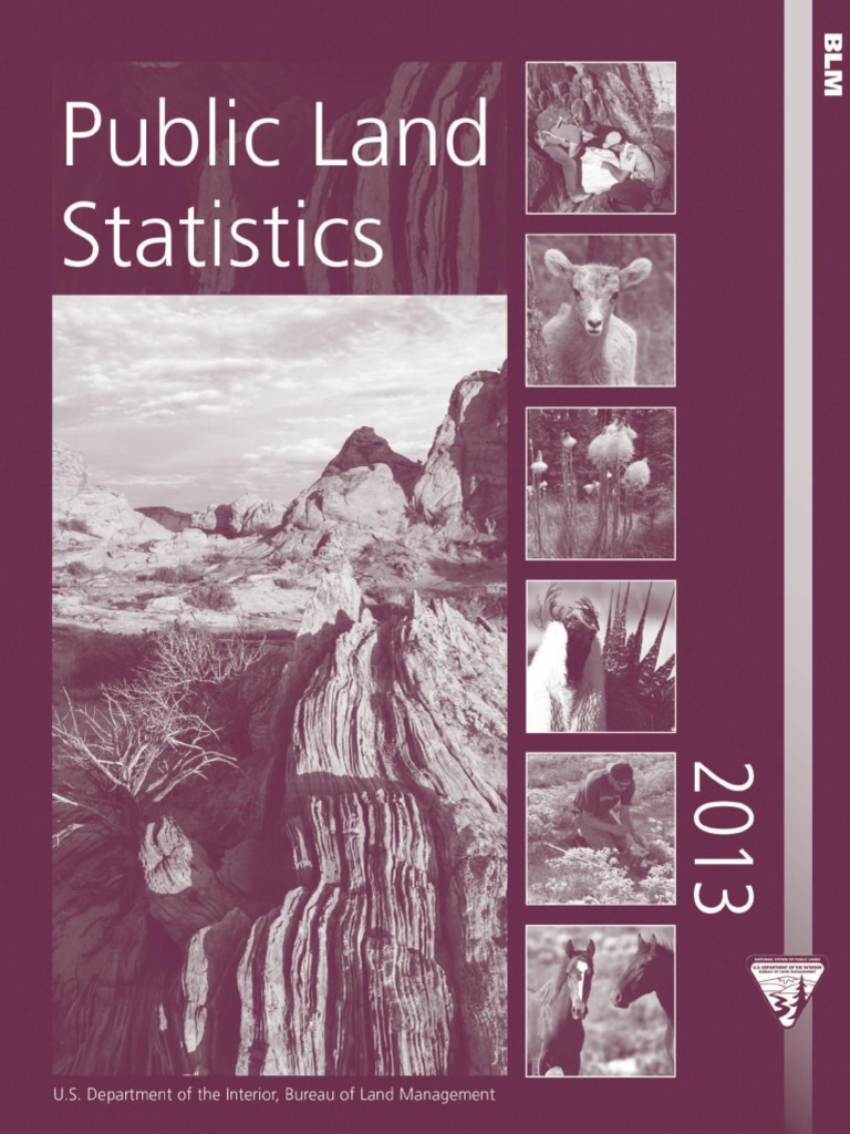 BLM Public Lands Statistics 2013 | PDF | Bureau Of Land Management ...