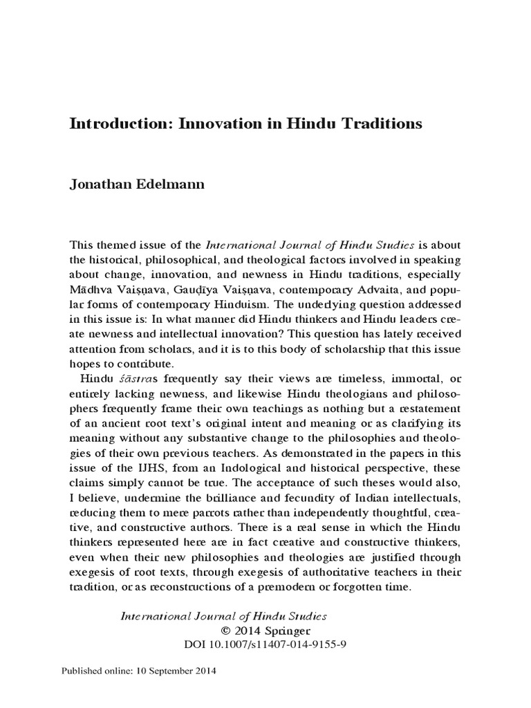 2014 Edelmann, Jonathan - Introduction To IJHS | PDF | Social Science ...