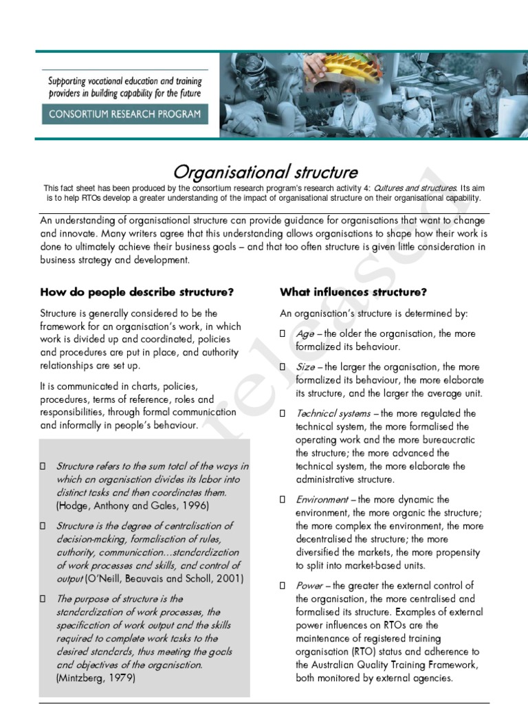 Organisational Structure: How Do People Describe Structure? What ...
