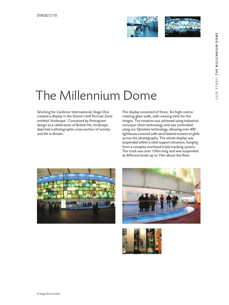 Case Study Millennium Dome | PDF