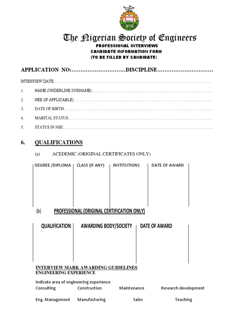 2014 S Assessment Sheet | PDF | Diploma | Engineer